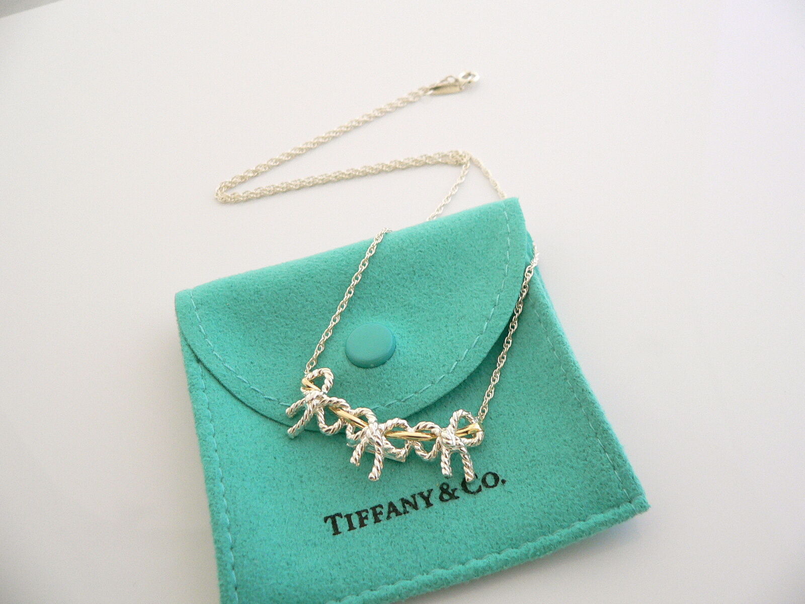 Tiffany ribbon necklace store