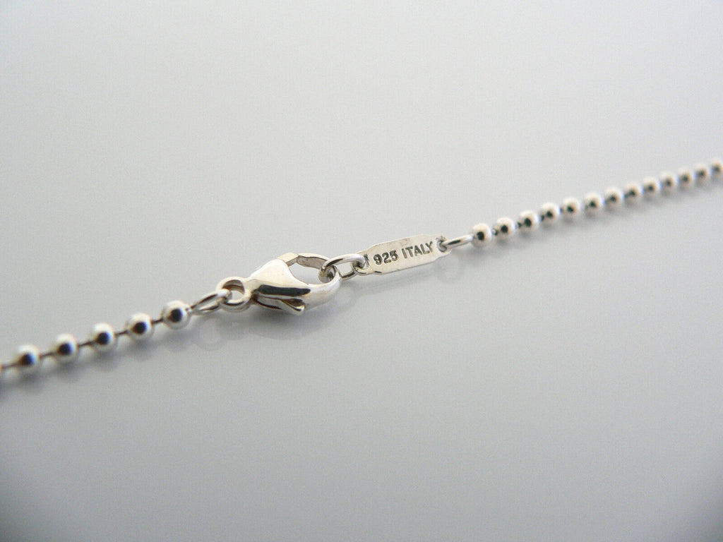 Tiffany & Co Silver Atlas Bar Dangling Dangle Necklace Pendant Chain ...