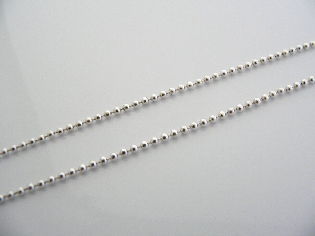 Tiffany & Co Silver Atlas Bar Dangling Dangle Necklace Pendant Chain ...